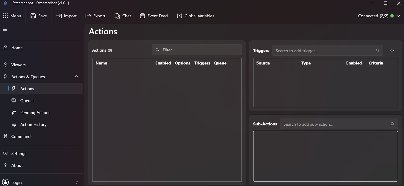 Streamer.bot v1.0.1 – Your First Custom Chat Command (Beginner)