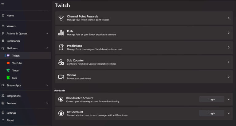 Streamer.bot v1.0.1 – Setting Up Your Bot - Treat Your Geek