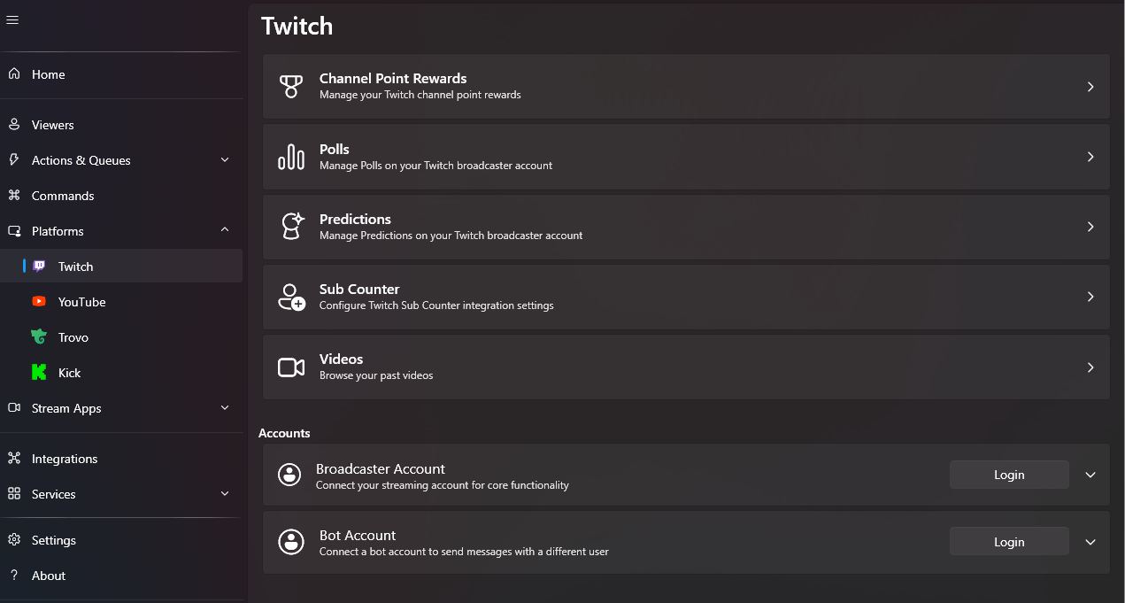 Streamer.bot v1.0.1 – Setting Up Your Bot - Treat Your Geek